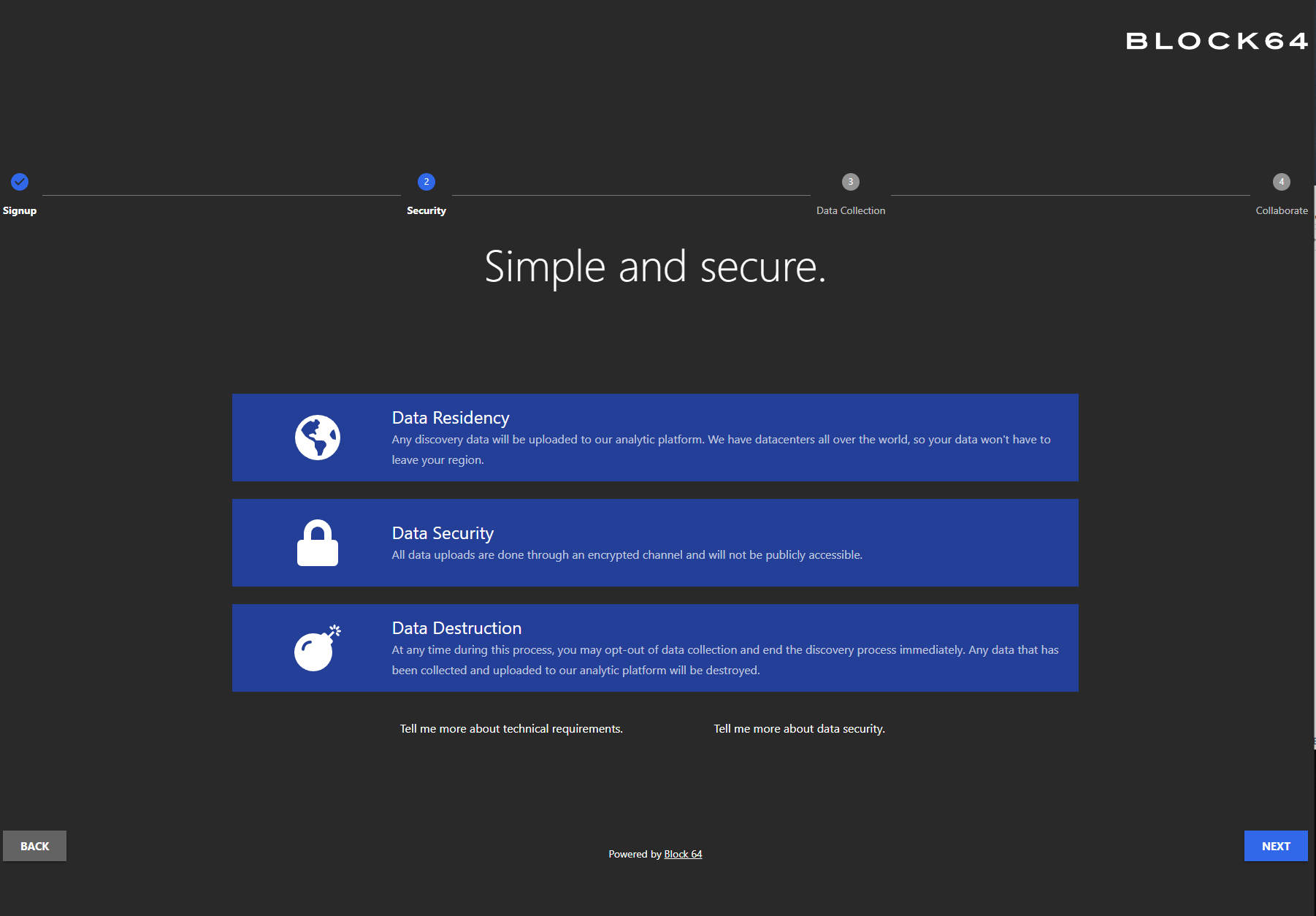 How to deploy and uninstall the Block 64 Discovery Application